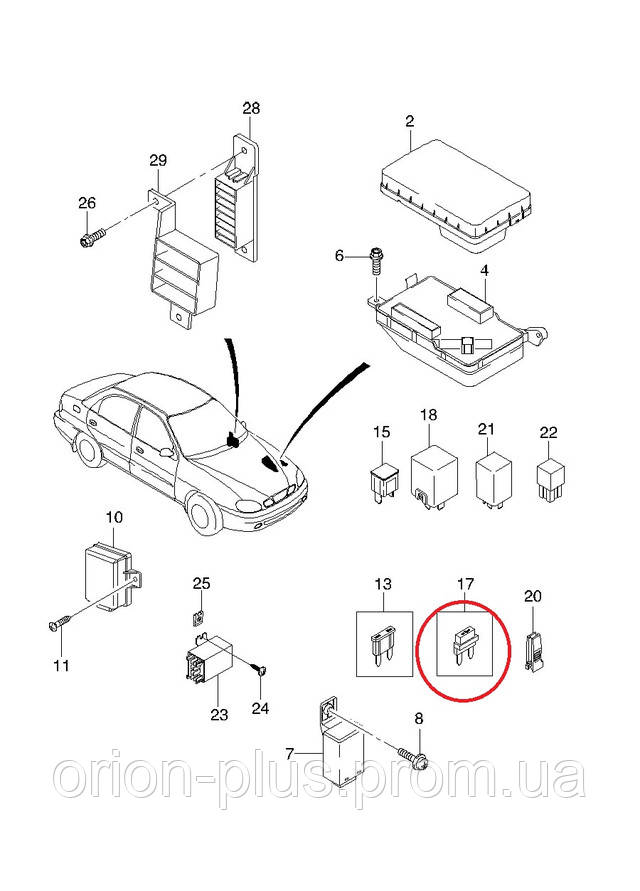 Купить Диод кондиционера Ланос (GM), цена 70 грн — Prom.ua (ID#904234839)