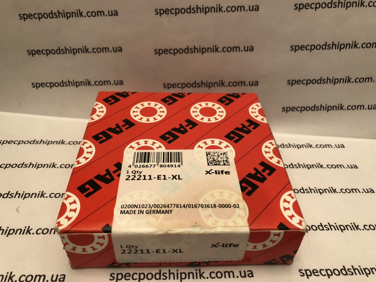 Купить Подшипник 22211-E1-XL FAG, цена — Prom.ua (ID#808982096)