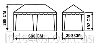 Шатер раздвижной 3*6, цена 7800 грн — Prom.ua (ID#84391124)