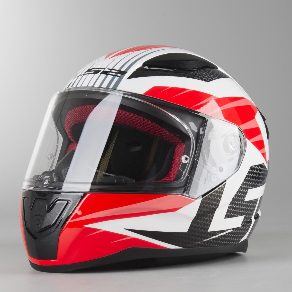 Мотошлем LS2 Интеграл FF353 RAPID GRID white red: продажа, цена в ...