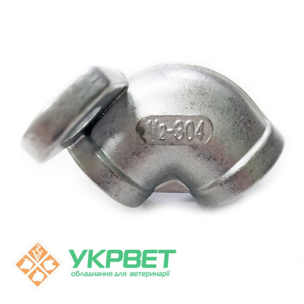 Купить Фитинг (крепление) для ниппельной поилки, угол наклона 90° в ...