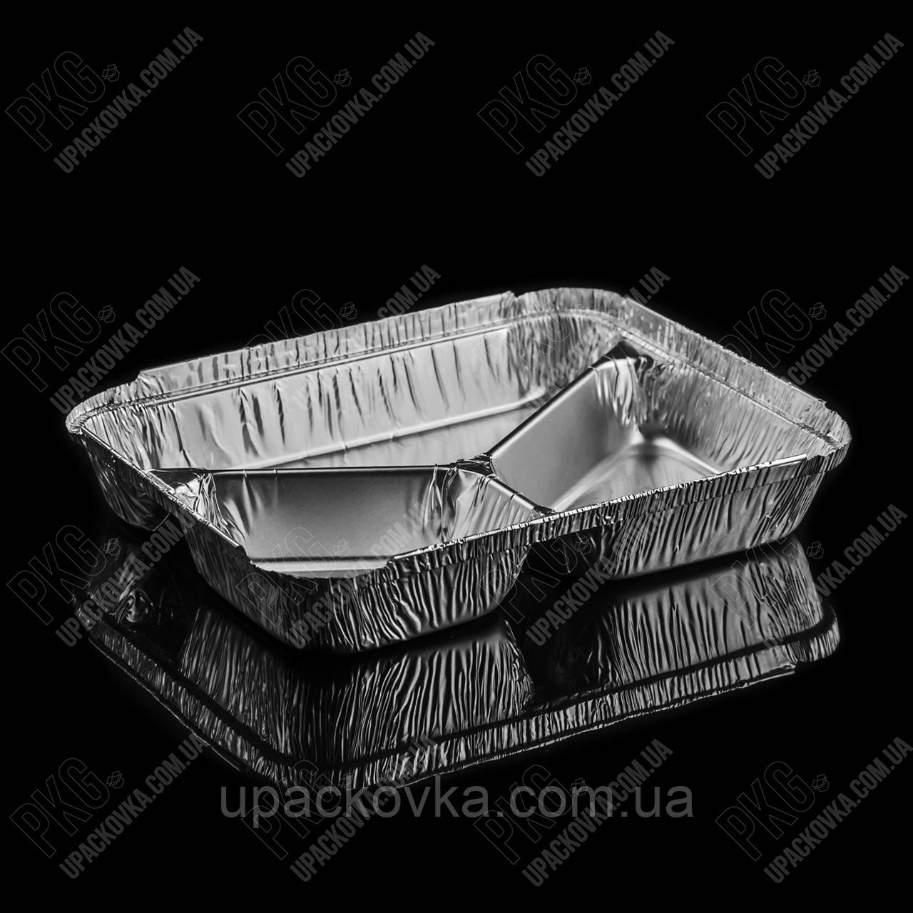 Контейнер с крышкой из пищевой алюминиевой фольги SC 3L/80 (213*163*30 ...