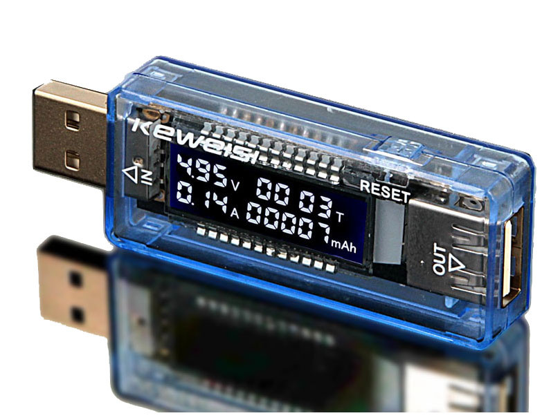 USB Тестер Keweisi KWS-V20 амперметр вольтметр вимірювач ємності ...