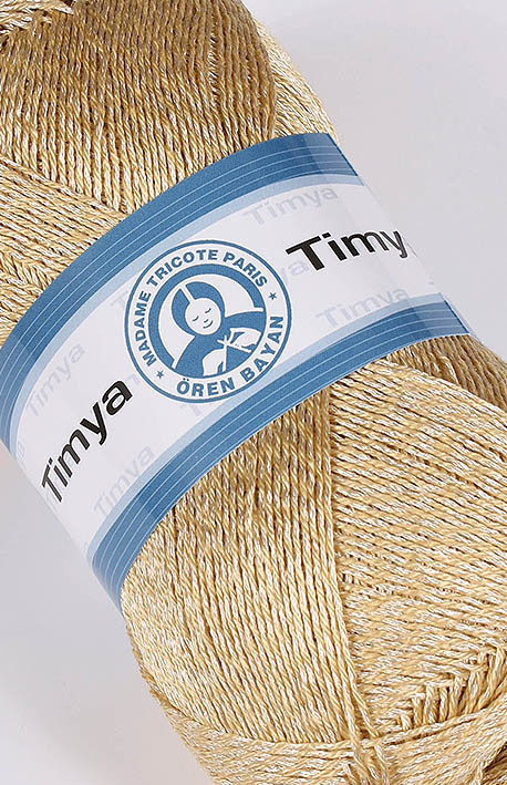 Madame Tricote Paris TIMYA (Тимя) № 5529 беж (Хлопковая пряжа с акрилом ...