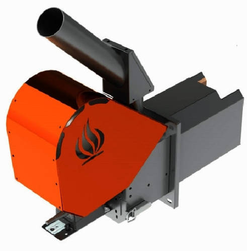 Пелетний пальник Eco-Palnik UNI MAX 50 кВт факельний тип, шнек в ...
