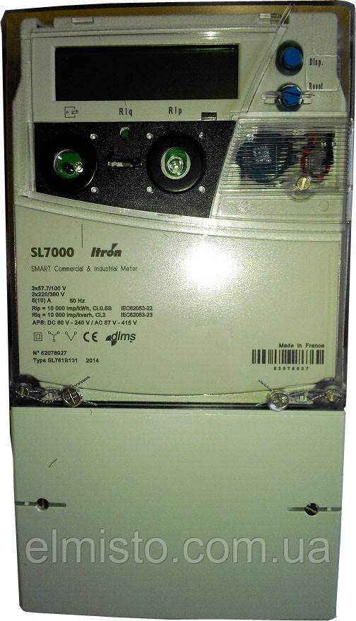 Електролічильник ITRON SL 7000 (SL761X081) Smart 3ф.5(10)А кл.0,5S, A± ...