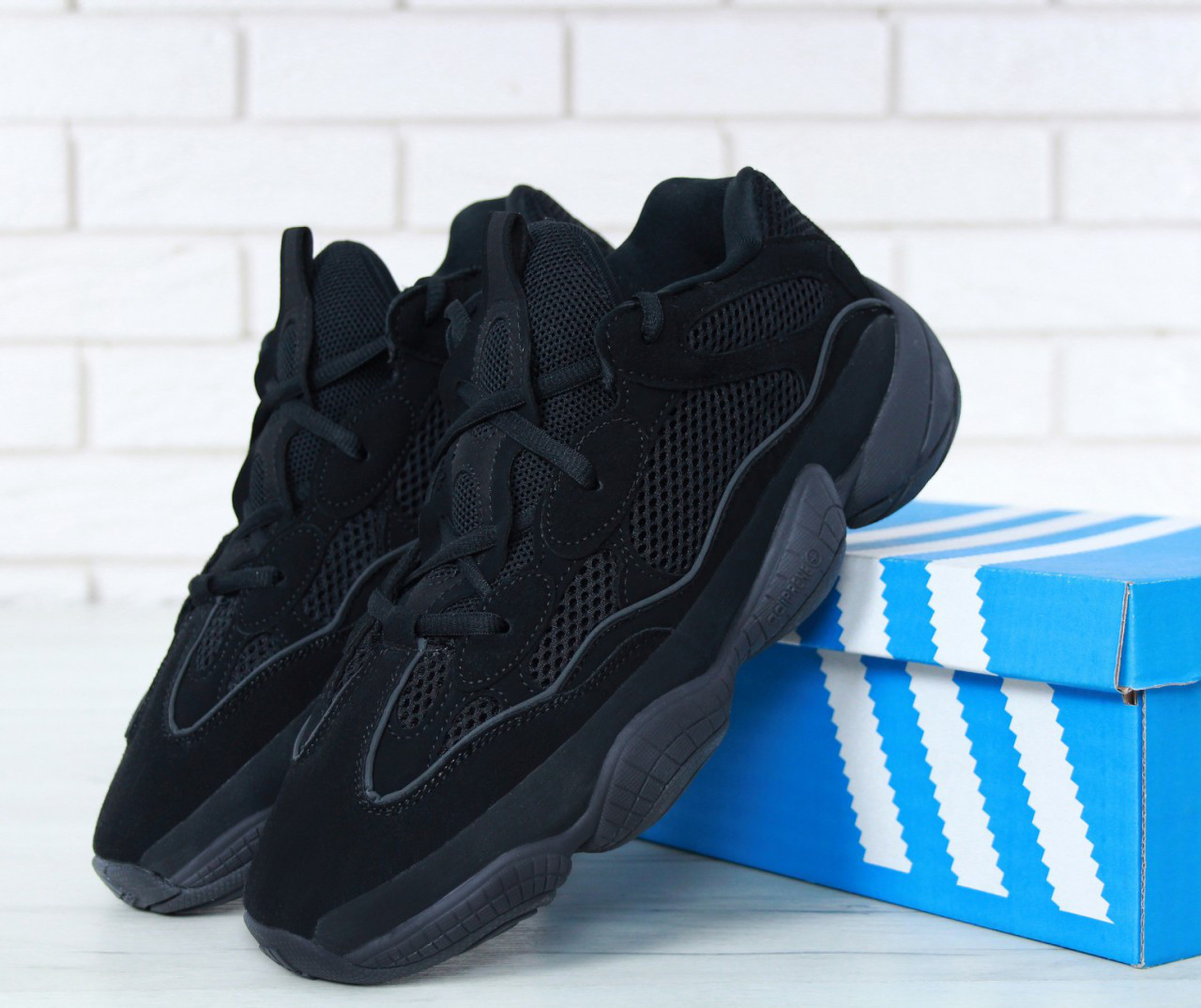 Купить Кроссовки мужские Adidas Yeezy 500 Utility Black Адидас Изи 500 ...