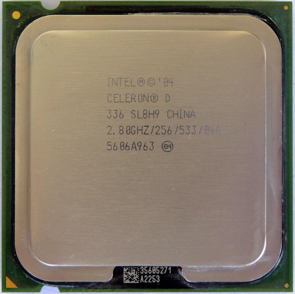 Процесор Intel Celeron D 336 2.80 GHz/256/533 (SL8H9) s775, tray (ID ...