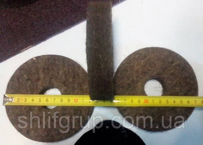 Войлочный круг 125/20/32 для полировки на точило мягкий (ID#583435698 ...