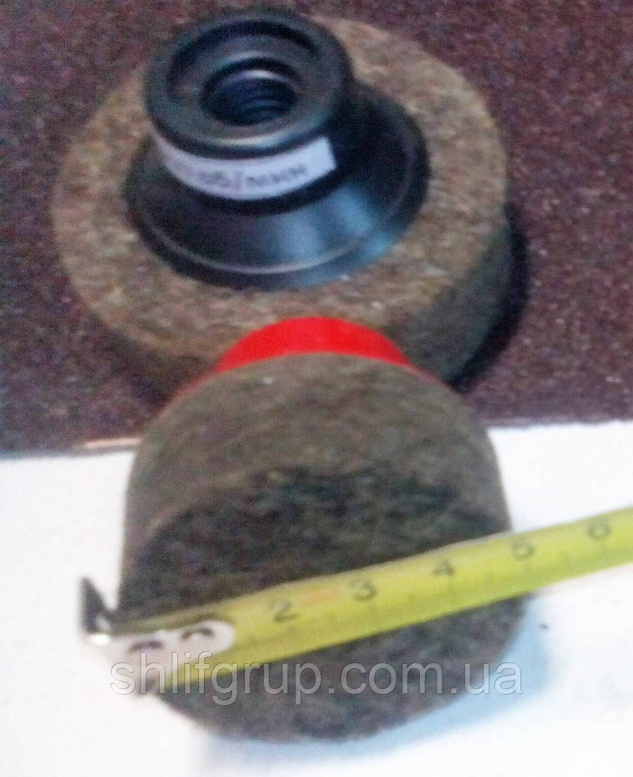 Купить Войлочный круг 50 мм с резьбой М14 для полировки, цена 45 ...