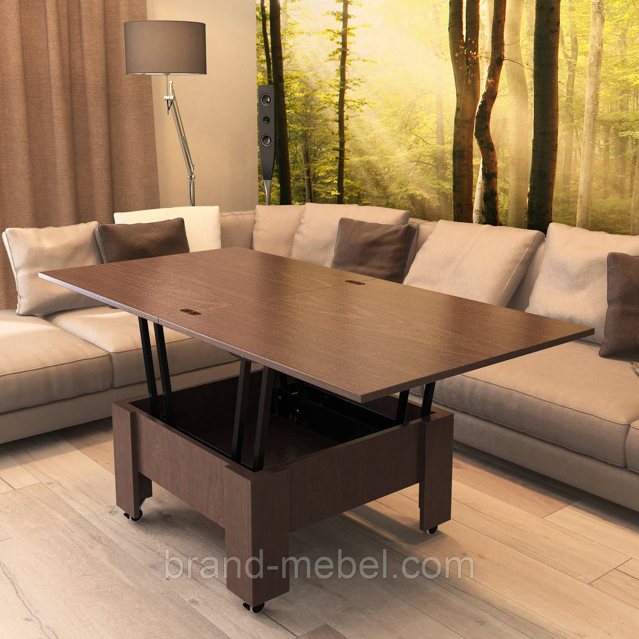 Стол трансформер Сигма купить по лучшим ценам в Украине "Brand-mebel".