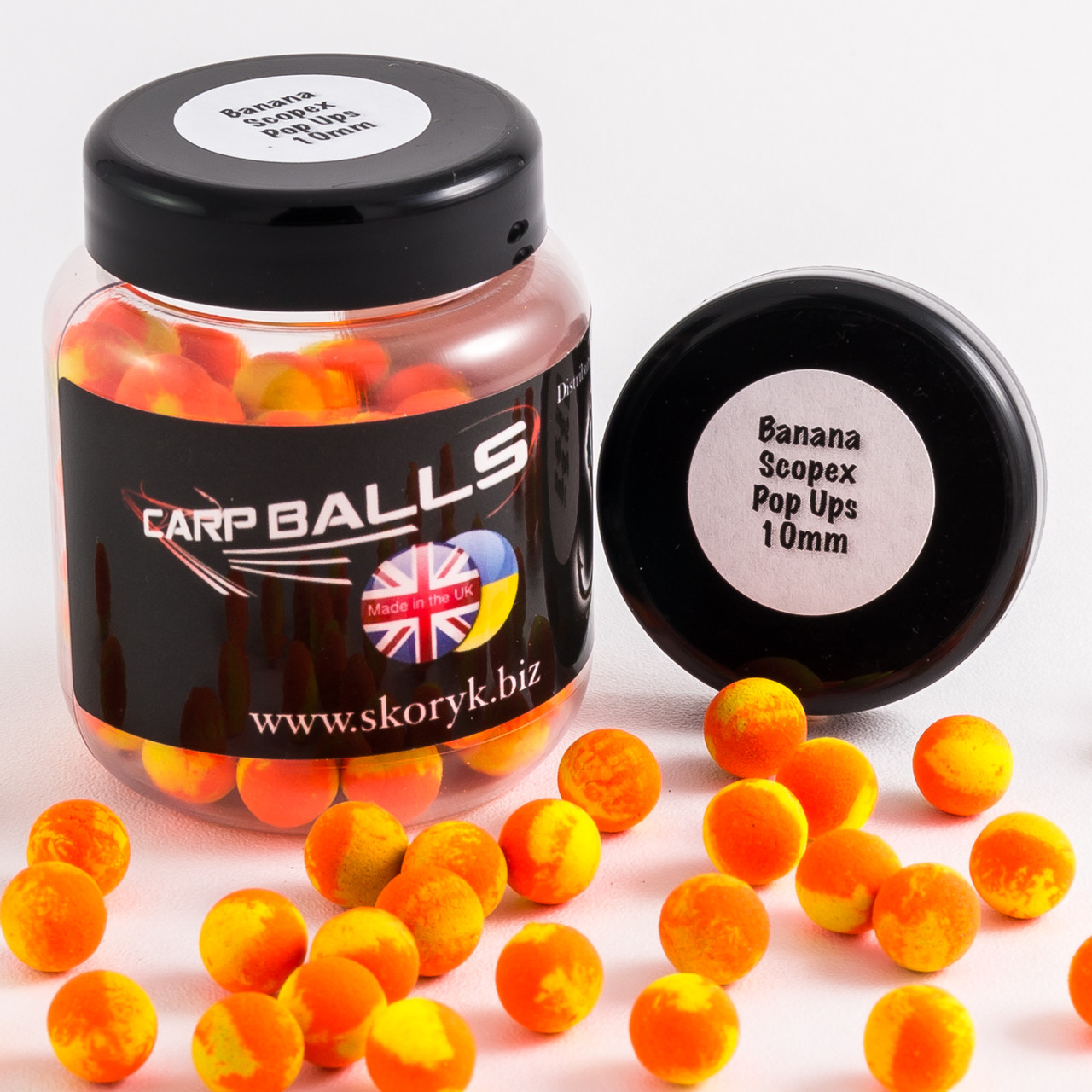 Купить Бойлы Carp Balls Pop Ups Ø10mm, Banana&Scopex, цена 457 грн ...