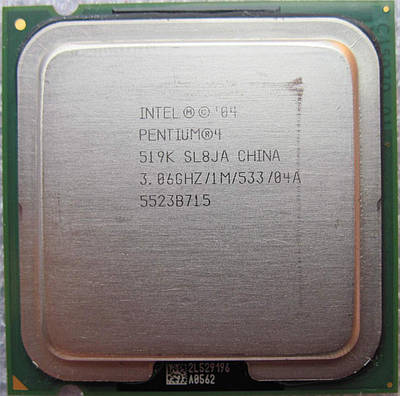 Процессор Intel Pentium 4 506 2.66GHz/1M/533 (SL8PL) s775, tray, цена ...