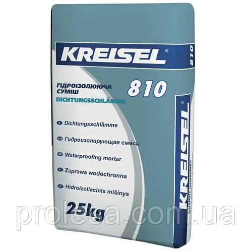 Купити Гідроізоляційна однокомпонентна суміш Kreisel 810 Dichtungsschlamme (25кг), ціна 351 ...