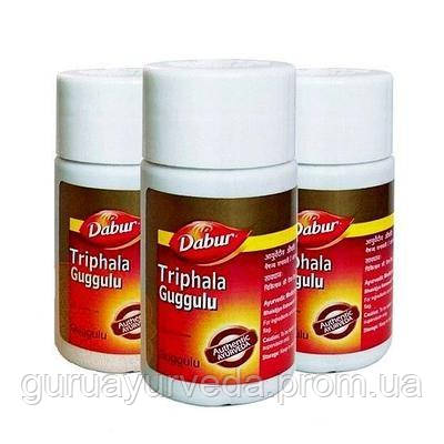 Купить Трифала гуггул 40 таб., Дабур (Triphala Guggulu 40tab., Dabur ...