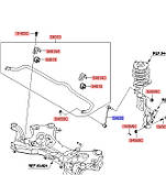 Тяга стойка стабилизатора переднего киа Спортейдж 4, KIA Sportage 2016 ...
