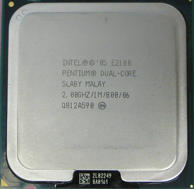 Процесор Intel Pentium Dual-Core E2160 1.80GHz/1M/800 (SLA8Z) s775 ...