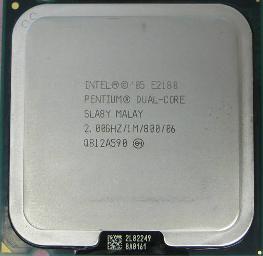 Процесор Intel Pentium Dual-Core E2180 2.00 GHz / 1M / 800 (SLA8Y) s775 ...