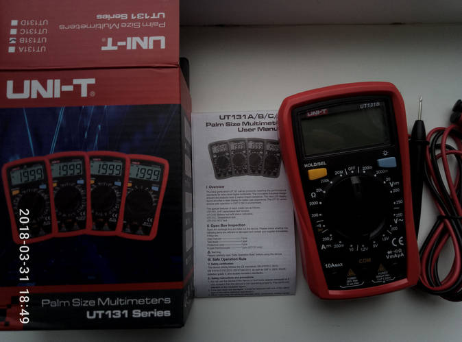 Купить Цифровой мультиметр UNI-T UT131B (UTM 1131B), цена 917 грн ...