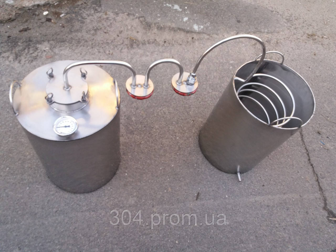 Непроточный Дистиллятор Двойной Очистки ЭКО Перегонным Кубом на 20 ...