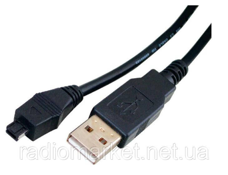 Шнур штекер USB тип А -штекер mini USB 4pin тип А, 1,5метра : продажа ...