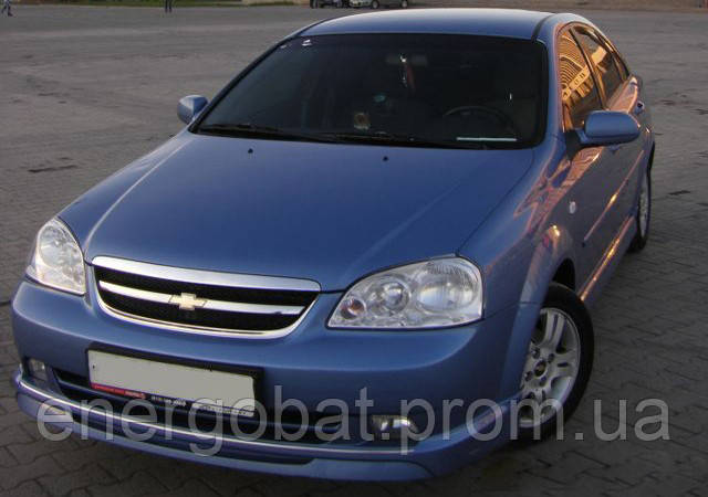 Купить Накладка на передний бампер Chevrolet Lacetti "GM", Шевроле ...