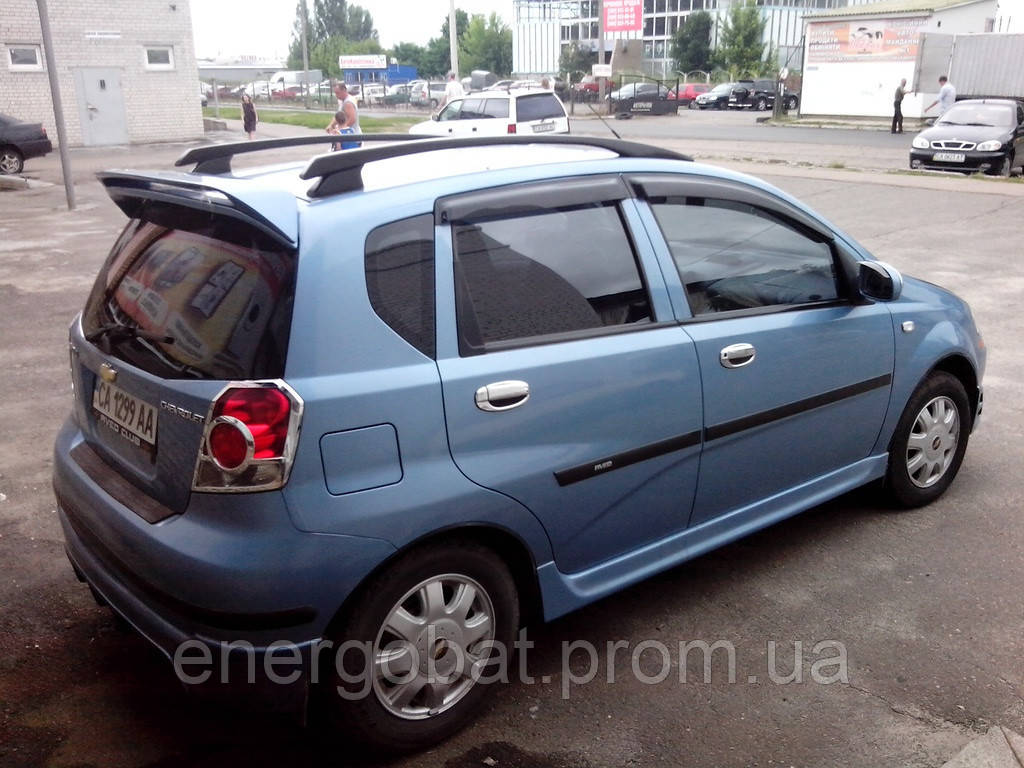 Спойлер Chevrolet Aveo T200 Hatchback, Шевроле Авео Хэтчбек Т200 Тюнинг ...