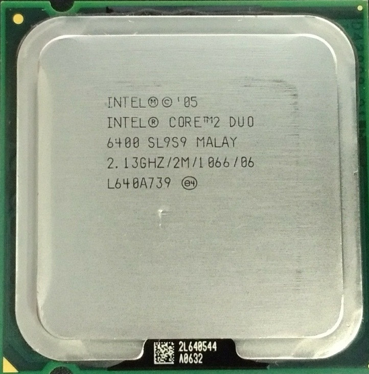 Купить Процессор Intel Core 2 Duo E6400 2.13GHz/2M/1066 (SL9S9) s775 ...