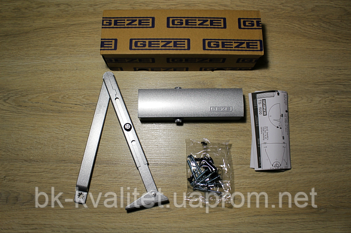 Дверний доводчик GEZE TS1500 G з тягою, срібний (ID#18660621), ціна: 1398 ₴, купити на Prom.ua