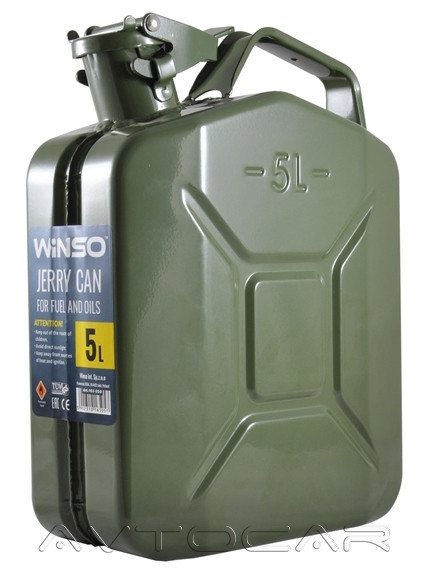 Канистра металлическая на 5 литров Winso усиленная 165050 от надежного ...