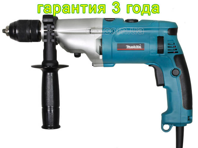Дрель с металлическим редуктором на 1010 Ватт Makita HP2071 (ID ...