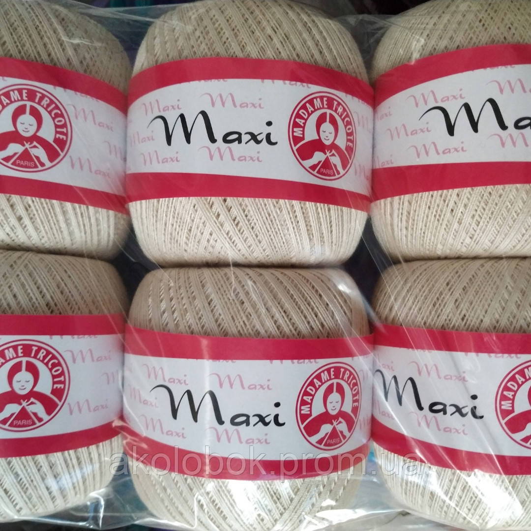 Турецкая Пряжа для Вязания Madame Tricote Maxi (МАКСИ) Летний ...
