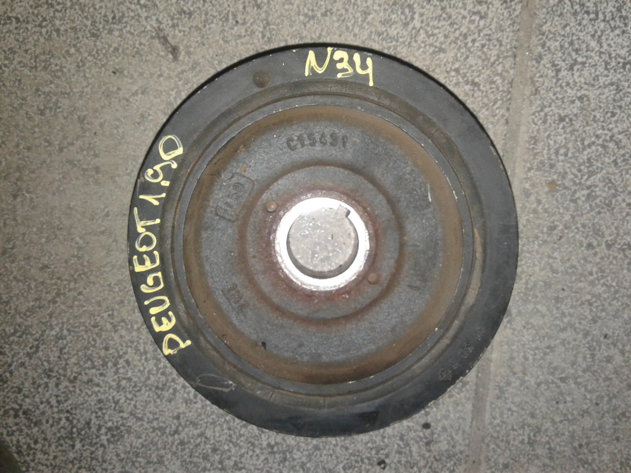 Купить Шкив коленвала Peugeot 405 1995 1.9L C15431LS 6 ручейков, цена ...