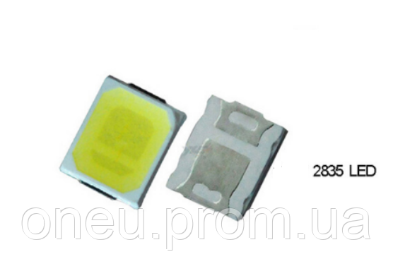 Купить Светодиод SMD2835; 1w, 3v, 100-120Lm, 3200К, цена 2 ₴ — Prom.ua ...