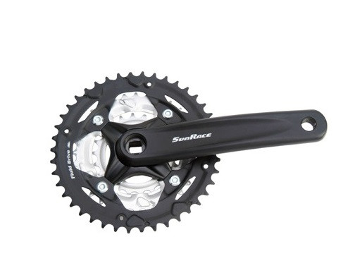 Шатун SUN RACE M63 22/32/42T L170мм черн-сереб (ID#84455635), цена: 895 ...