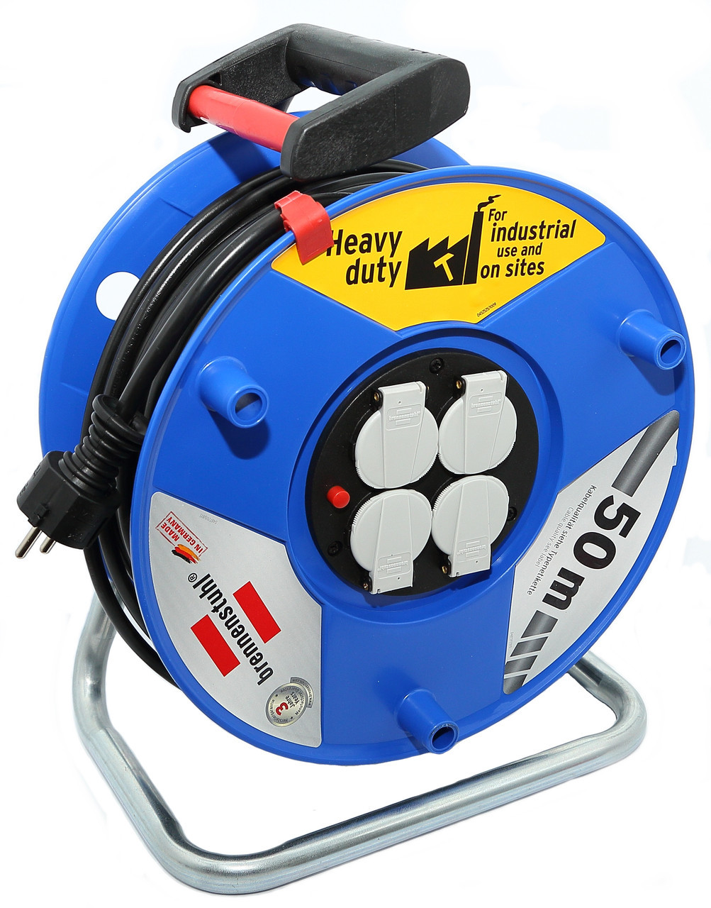 Купить Удлинитель на катушке Brennenstuhl 4 розетки 50 м (1205066 ...