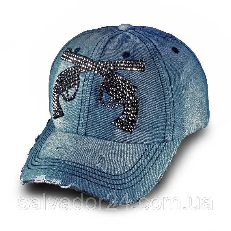 Купить Женская джинсовая бейсболка, кепка Пистолеты Denim : 927317328 ...