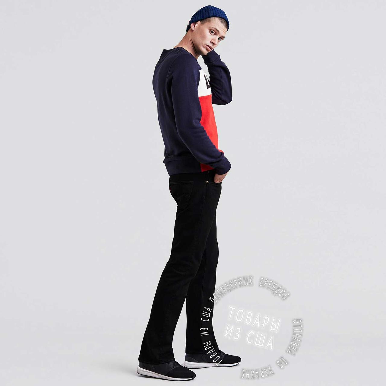 Мужские джинсы Levis 501 Black 005010660 прямые классические черные ...