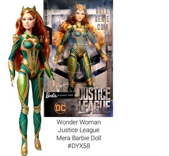 Barbie Міра Mera Justice League (ID#928681694), цена: 4499 ₴, купить на ...