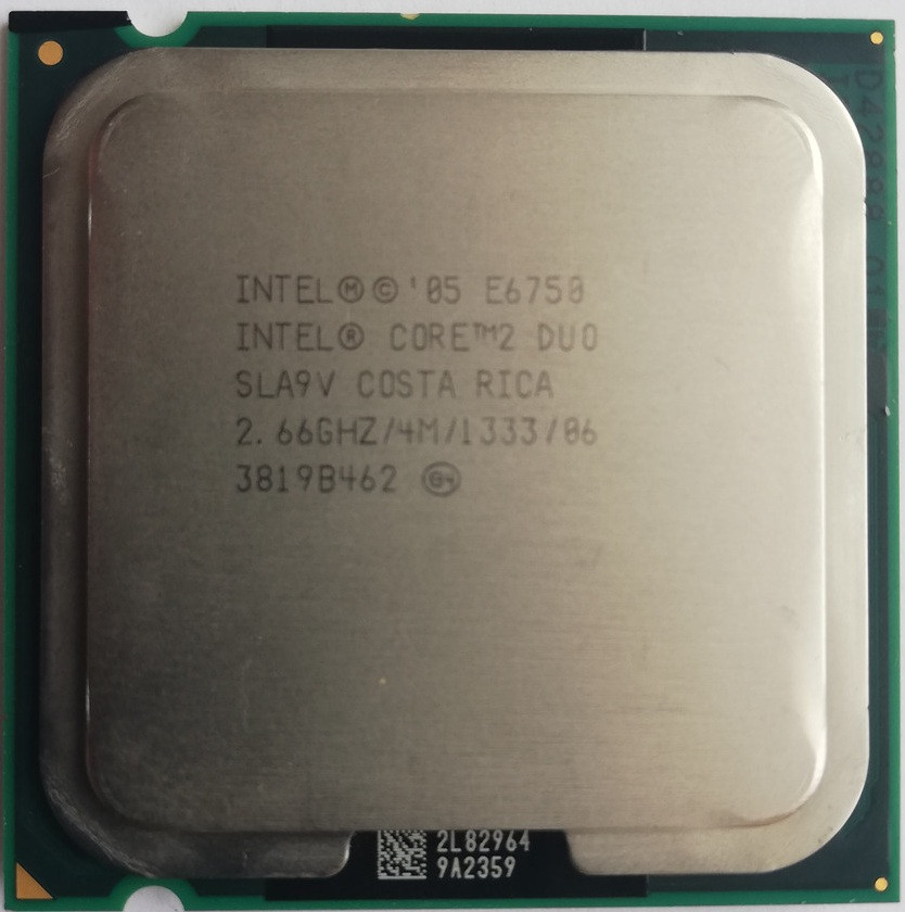 Процессор Intel Core 2 Duo E6750 G0 SLA9V 2.66GHz 4M Cache 1333 MHz FSB ...