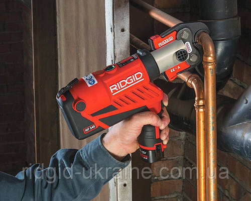 Купити ПРЕС ПІСТОЛЕТ KIT, RP240 RF16-20-25+LIO RIDGID, ціна 153369 грн ...