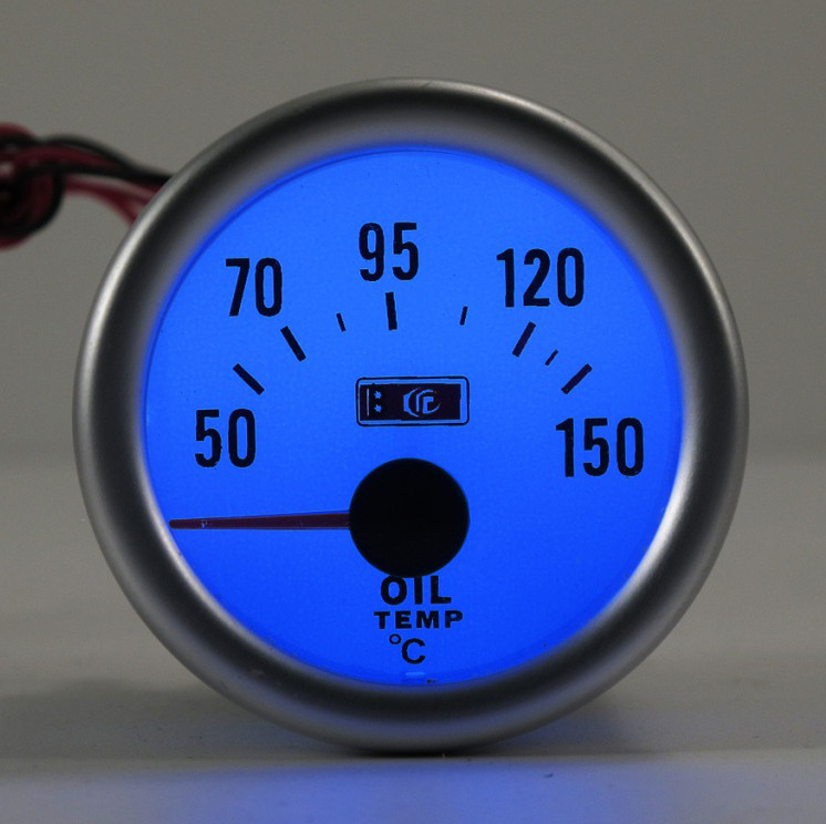 Указатель Температуры Масла Стрелочный Ket Gauge 7703 Led Диодный Ø52мм