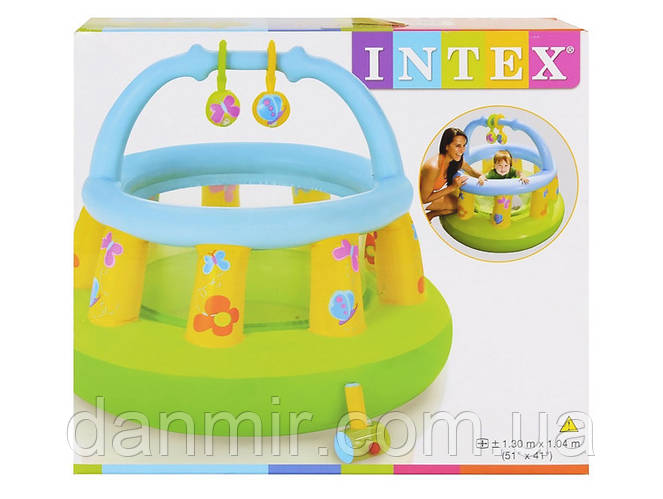 Надувной манеж Intex 48474 130 х 104 см Бабочки (int48474), цена 1158 грн — Prom.ua (ID#931868984)