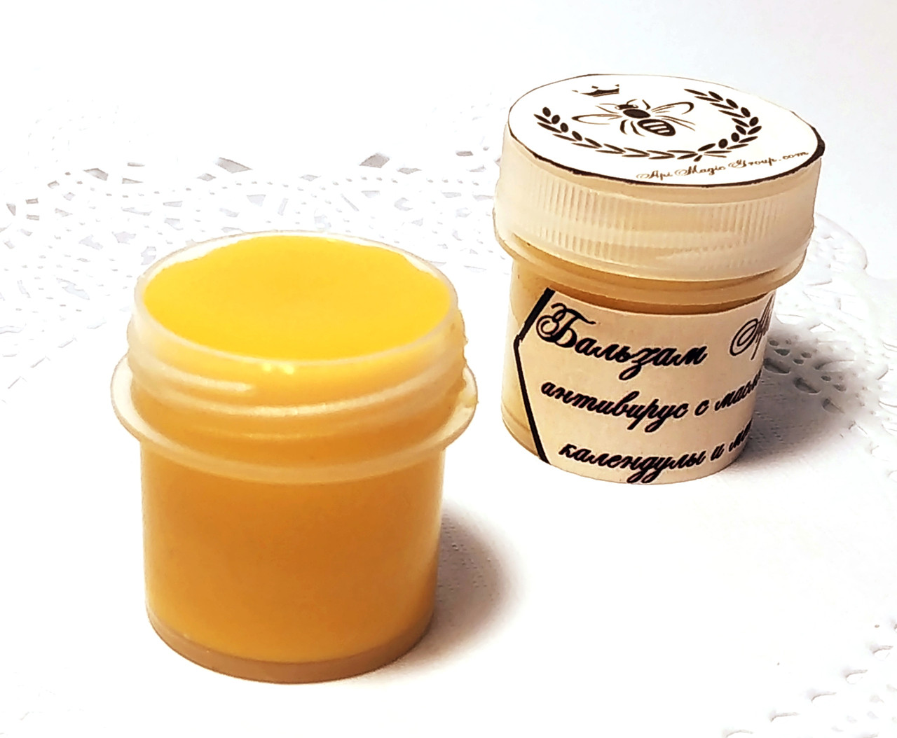 Бальзам-антивірус ApiMag з маслом какао, календули і ментолом 25 мл ...