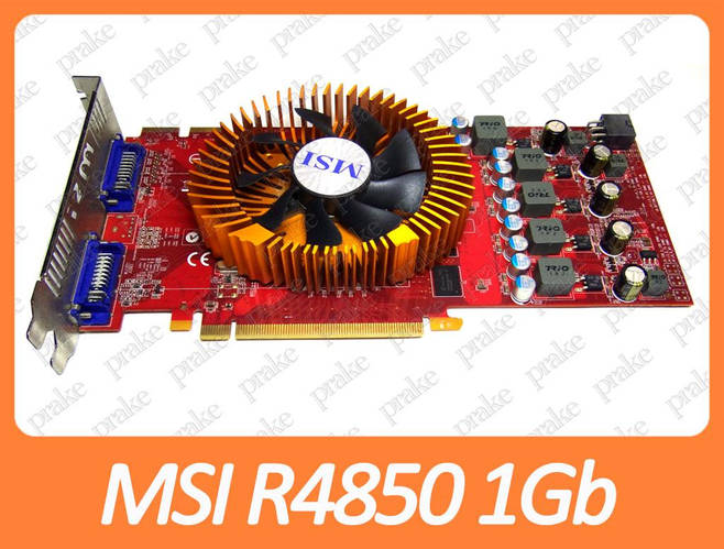 Відеокарта MSI R4850-2D1G-OC 1Gb PCI-Ex DDR3 256bit (2 x DVI) (ID ...