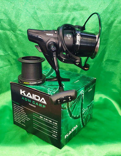 Коропова рибальська котушка Kaida (Weida) ADN Carp 7000, швидкий фрикціон, серфовая ловля, ціна ...