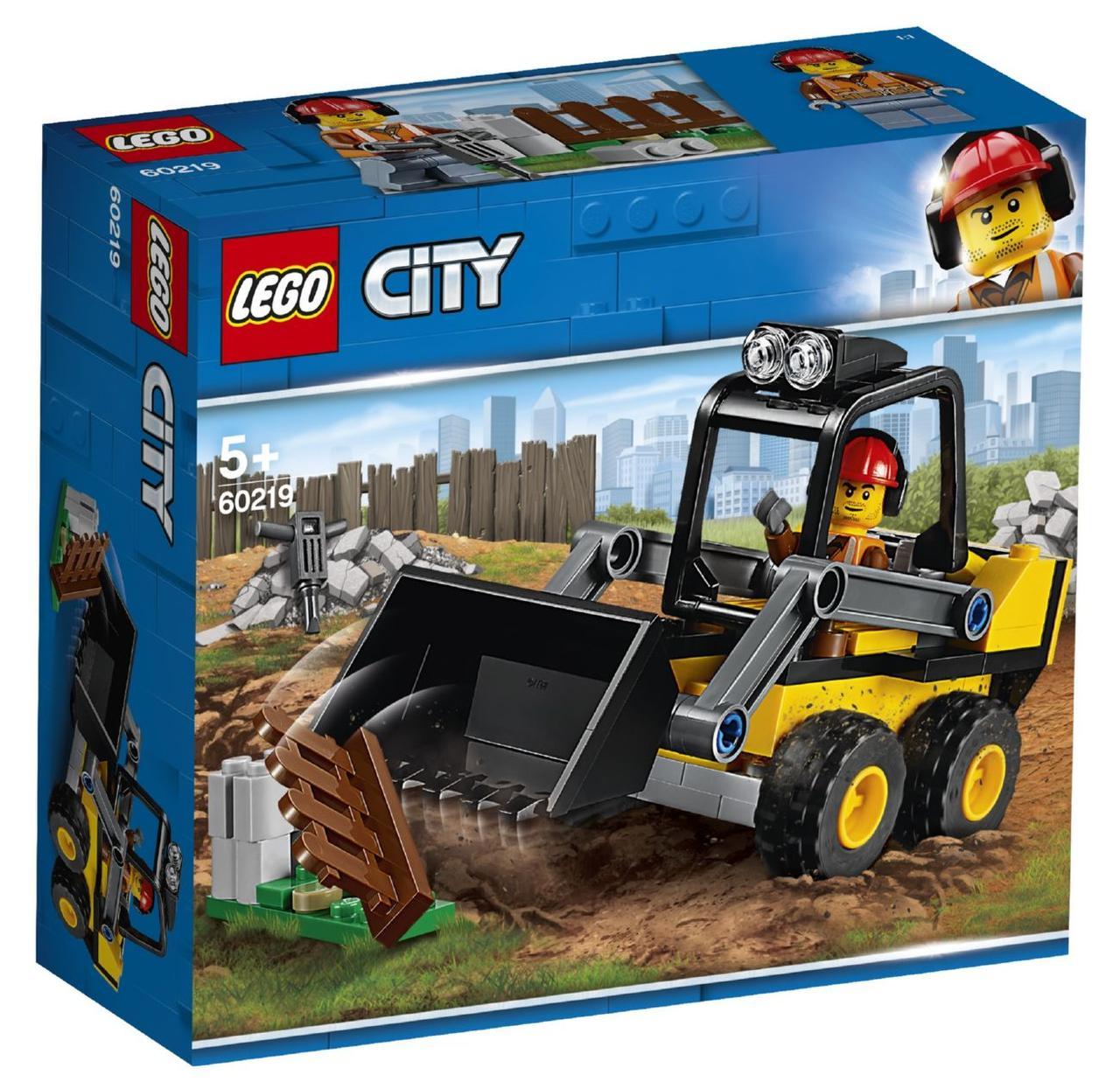 Lego City Строительный погрузчик 60219: продажа, цена в Ивано ...
