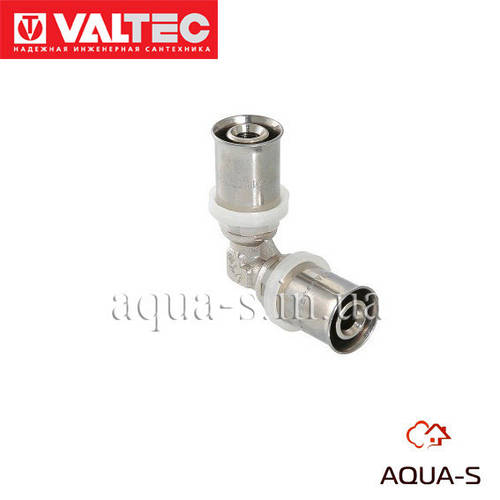 Угольник (пресс-фитинг) Valtec DN 16x16 равносторонний соединительный ...
