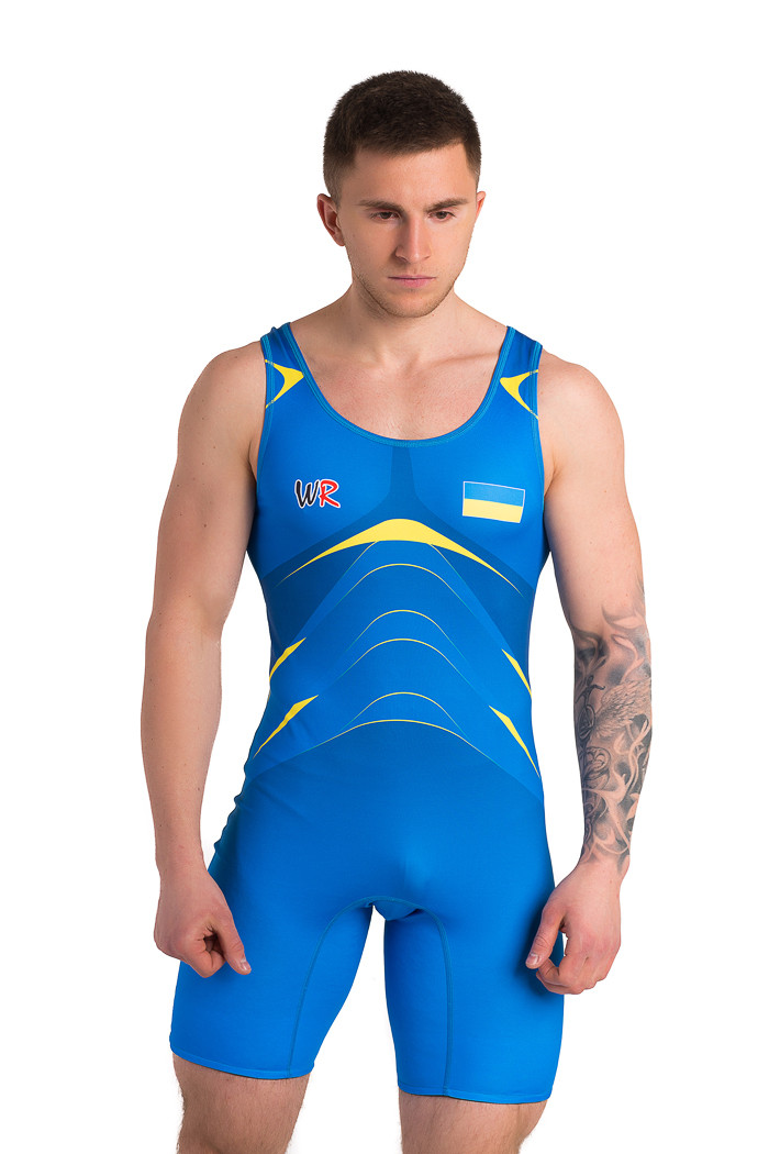 Трико борцовское WR Премиум Blue XXXXS (ID#940069175), цена: 880 ...