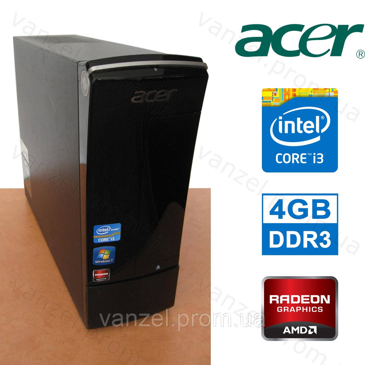 Acer X3990 - Intel Core i3-2120 3.3GHz/ 4GB DDR3/ 500GB HDD/ HD6450 1GB ...